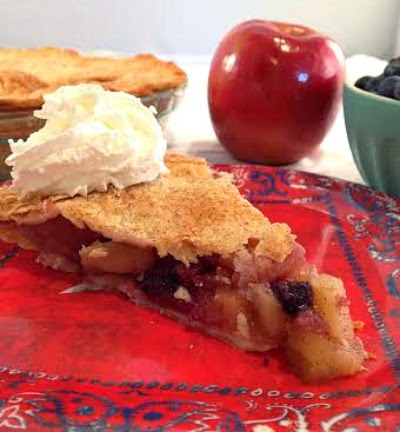 Berry Apple Pie for the 4th of July!