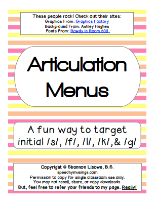 Product Review-Articulation Menus | The Queen's Speech