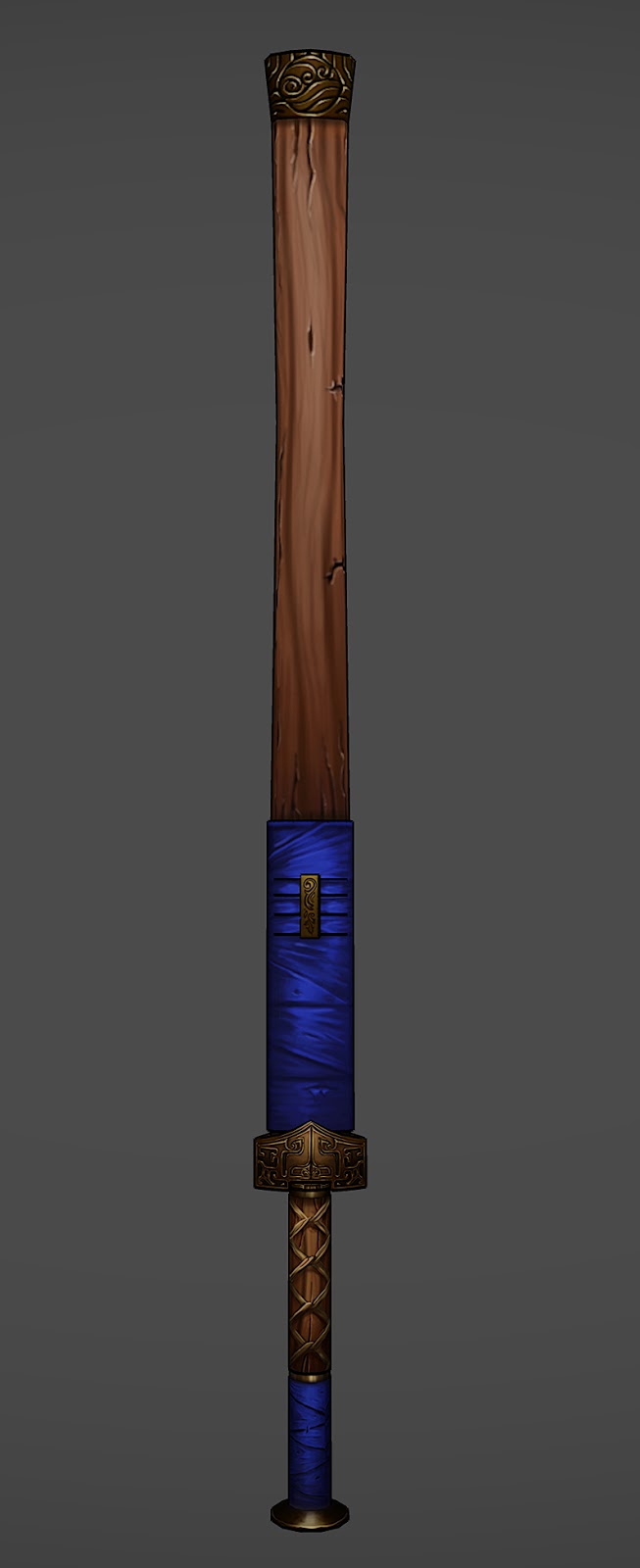 Hand Painted: Legend Of Aang, Space Sword — polycount