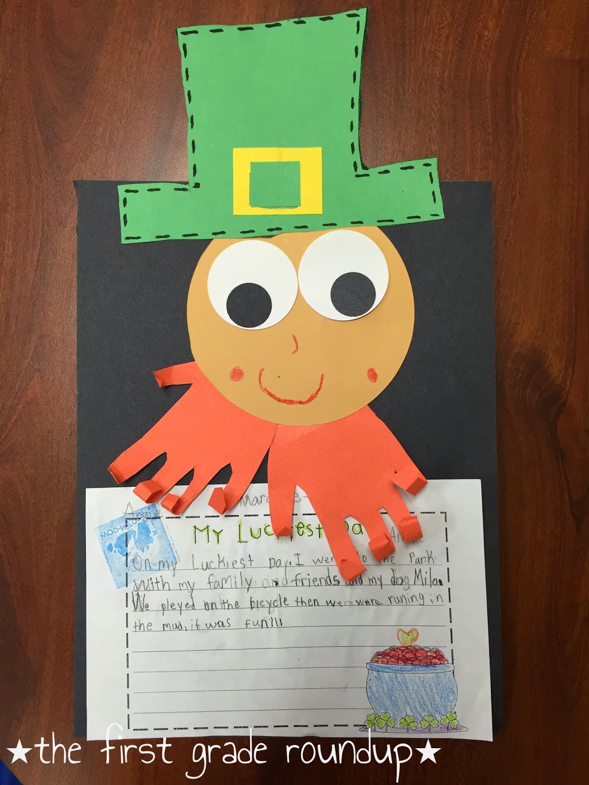 Leprechaun Craft for Kindergarten & St. Patrick's Day Graphing ...