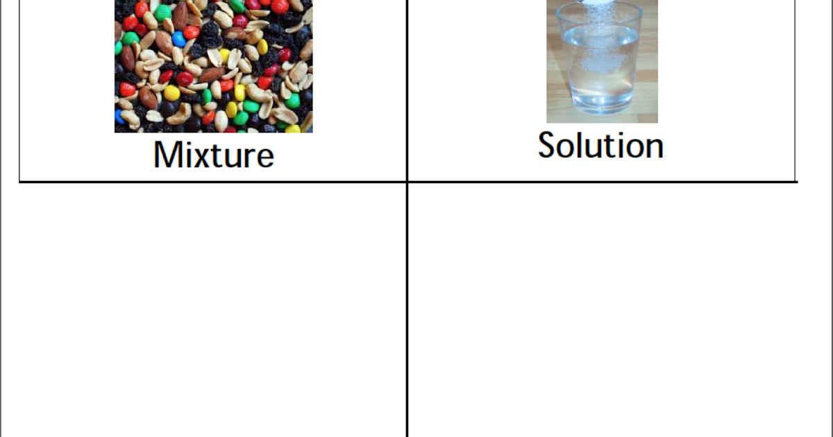 4 Ever a Teacher: Mixtures and Solutions