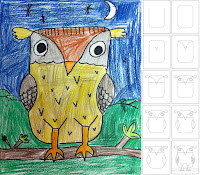 How to Draw an Owl - Art Projects for Kids