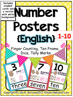 Simply Centers: Number Posters and Counting Mats
