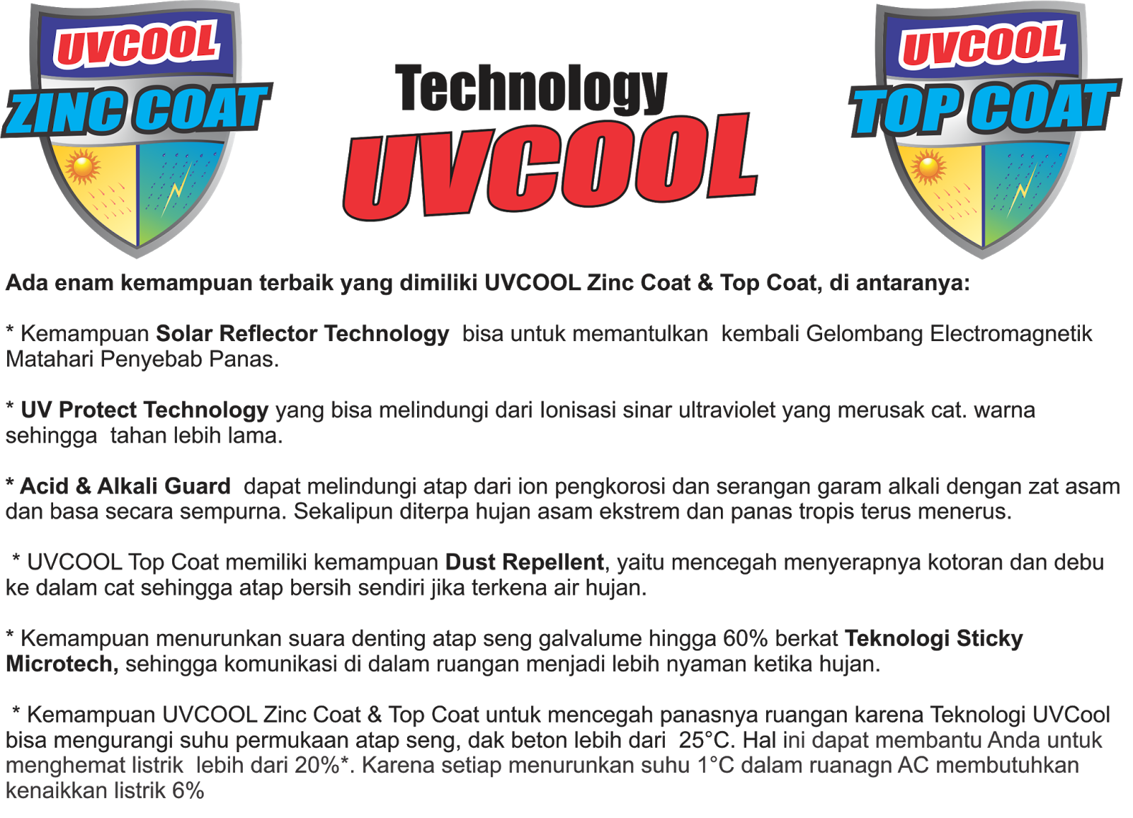 Cat Dingin bikin Rumah, Kantor dan Pabrik Lebih Dingin - UVCOOL Paint