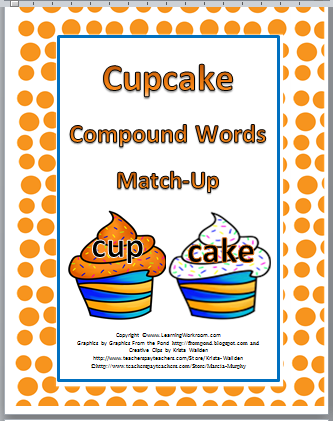 Compound Words Center Freebie - Classroom Freebies