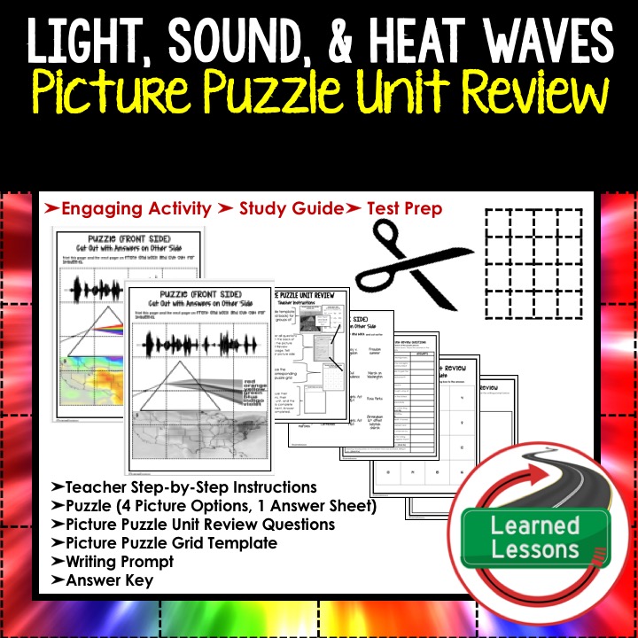 PHYSICAL SCIENCE PICTURE PUZZLES: PHYSICAL SCIENCE Test Prep, PHYSICAL ...