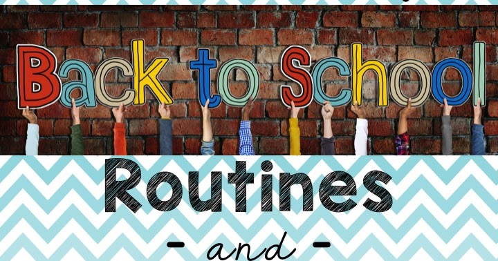 Back to School: Routines & Procedures | TheHappyTeacher