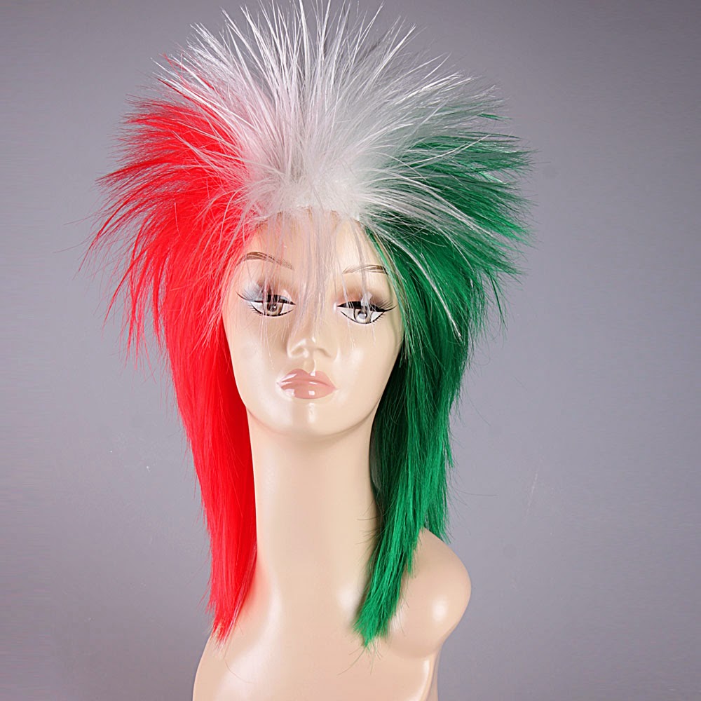 FlagWigs: England, France, Italy, Germany, Holland, Spain Mullet ... FlagWigs: England, France, Italy, Germany, Holland, Spain Mullet ...