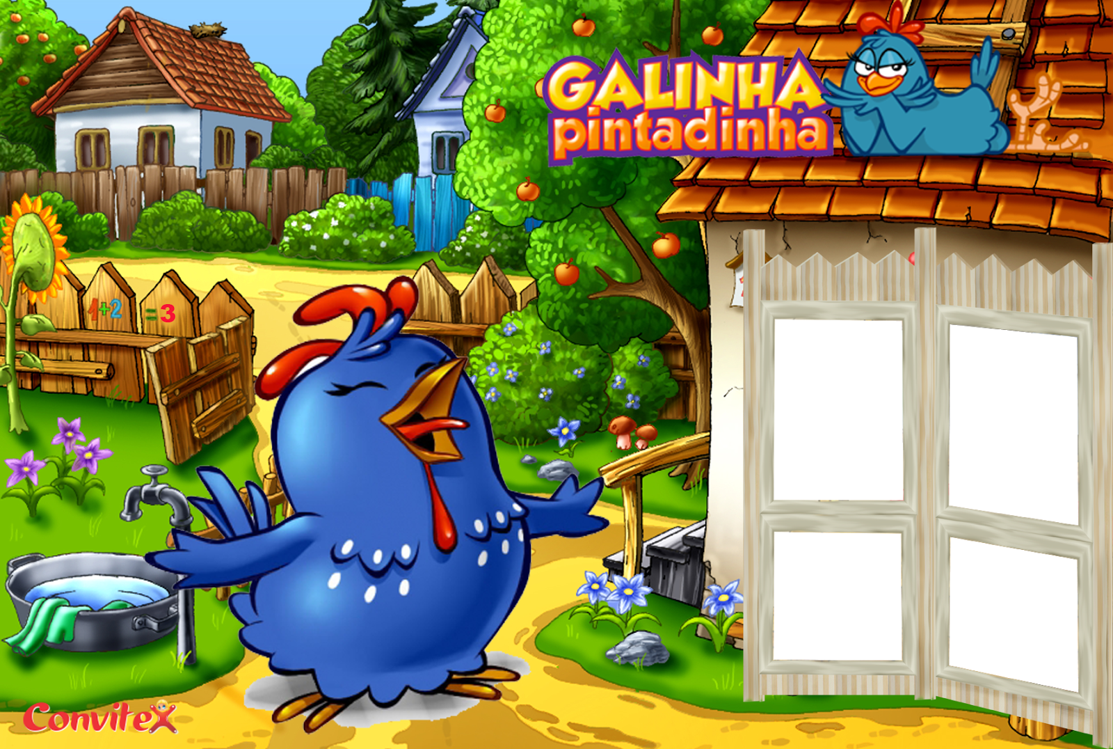 Cantinho da Dany Anjo: Molduras da Galinha pintadinha