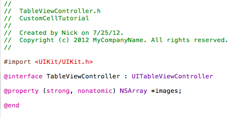 How to Use a Custom UITableViewCell. | programming ios