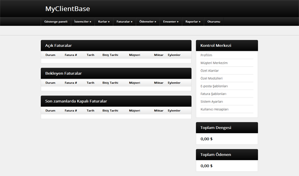 PHP Fatura Yönetim Scripti - Script Hocasi
