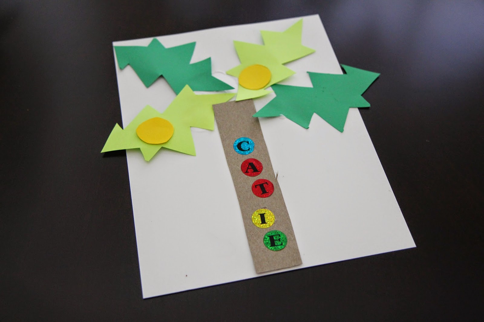 Toddler Approved!: Chicka Chicka Boom Boom Name Craft