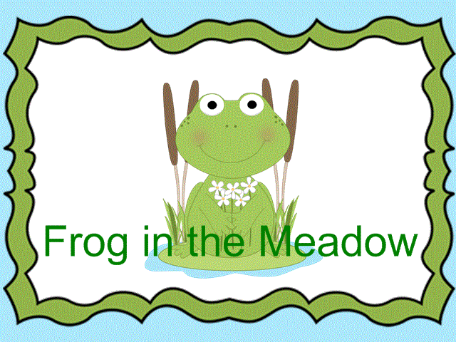 Kodaly Inspired Classroom: Frog in the Meadow
