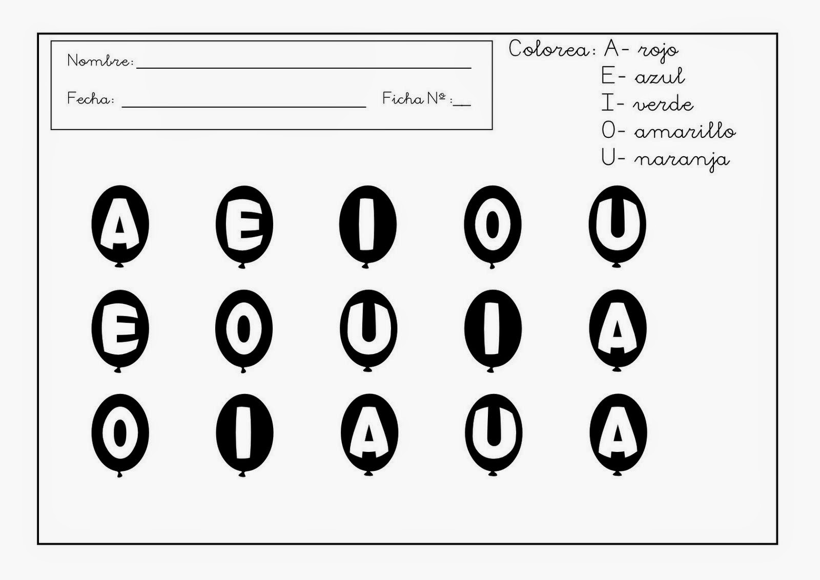 Las Vocales : Juegos de Vocales para Niños| Las vocales para imprimir ...