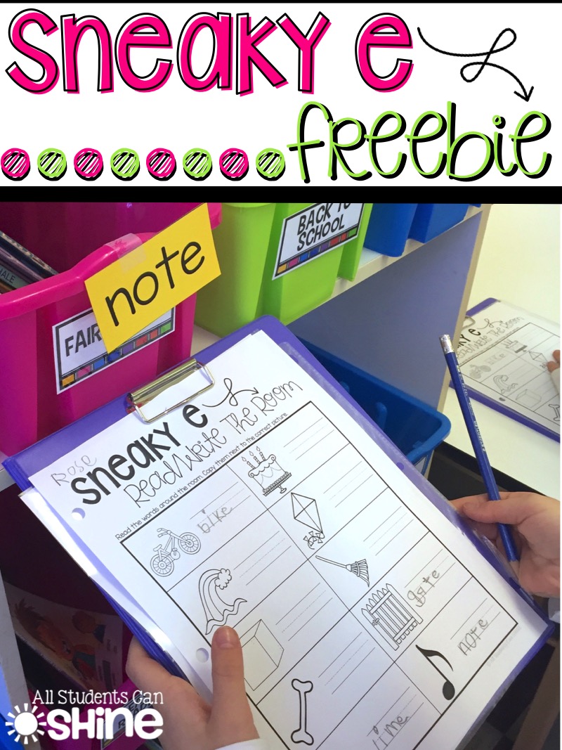 Sneaky E Around The Room - All Students Can Shine