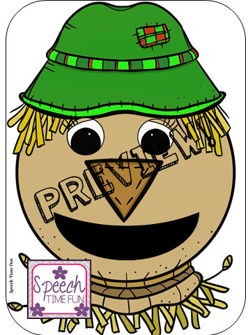 Feed The Scarecrow! (Great for students with Autism, ABA, expanding ...