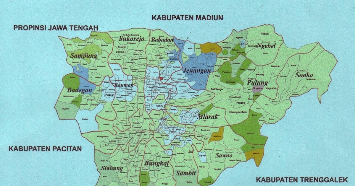 Download Peta Kabupaten Malang PNG