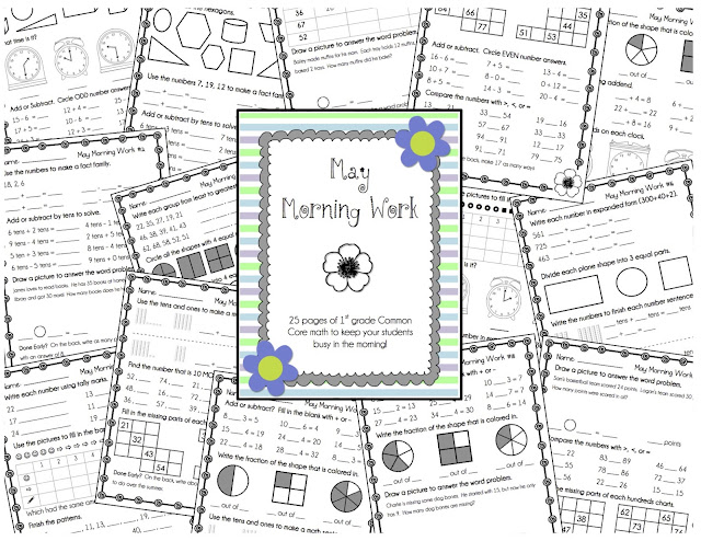 Mr. First Grade: May Morning Work!