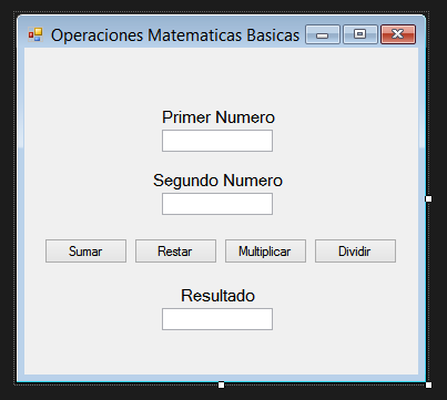 Operaciones matemáticas básicas en Visual Basic .NET
