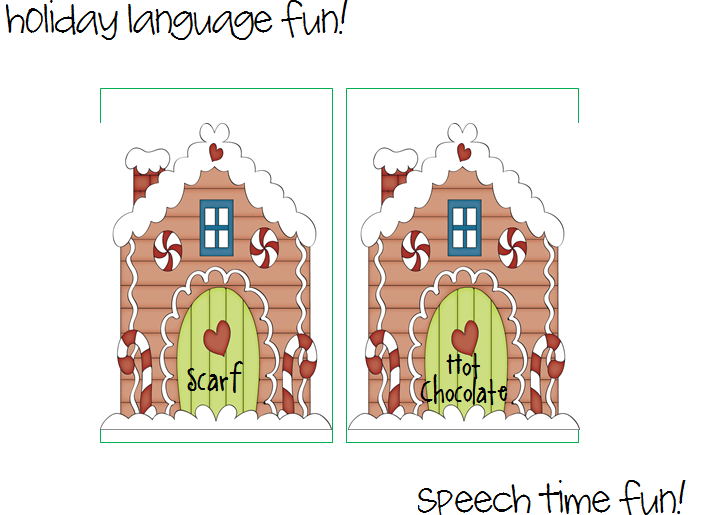 Holiday Language Fun! - Speech Time Fun: Speech and Language Activities