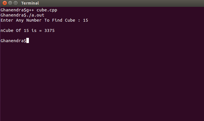 C++ Program To Find Cube Using Functions C++ Program To Find Cube Using Functions