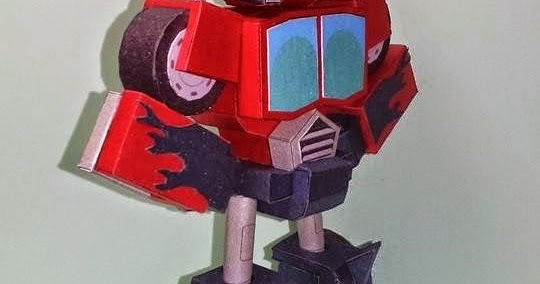 ANGRY BIRDS TRANSFORMER - RED BIRD OPTIMUS PRIME Papercraft ... ANGRY BIRDS TRANSFORMER - RED BIRD OPTIMUS PRIME Papercraft ...