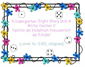 The Best of Teacher Entrepreneurs III: "Kindergarten Spanish Sight Word ...