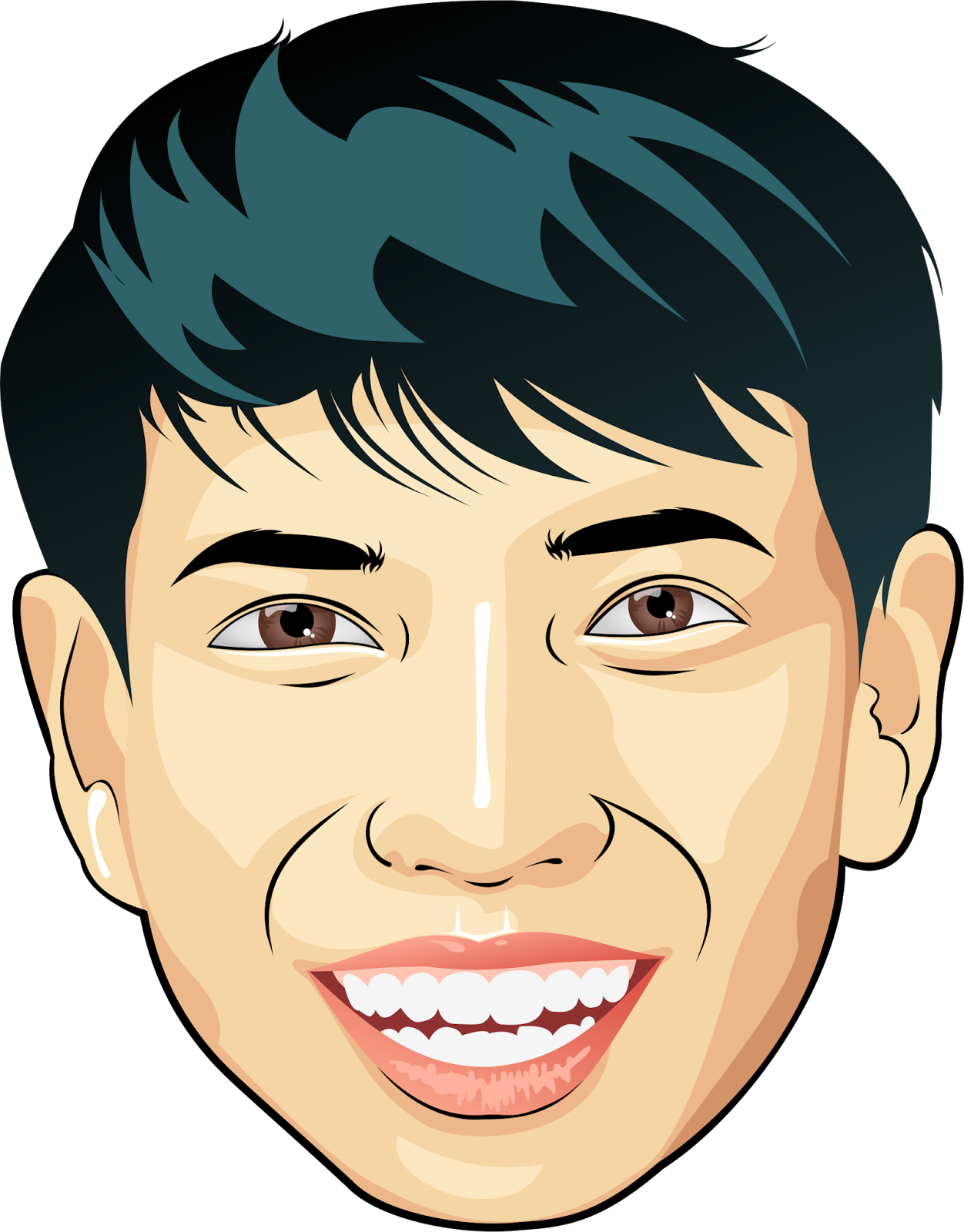 Vector Wajah Pake Corel Draw / Illustrator ~ @setyosn's Blog