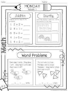 Randomness and a Morning Work Packet | Faith Wheeler Education