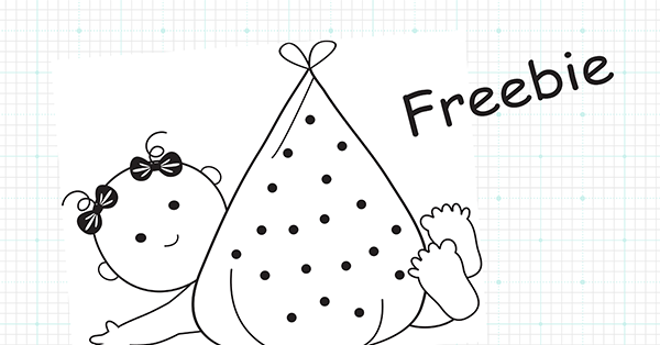 Free Digital Scrapbook Kits: Free Baby Digital Stamp