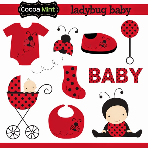Baby Ladybug Clip Art. - Oh My Baby!