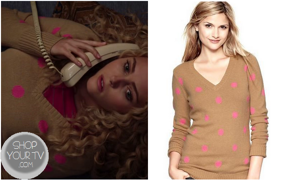The Carrie Diaries: Season 1 Episode 2 Carrie's Pink Polka Dot Sweater ...
