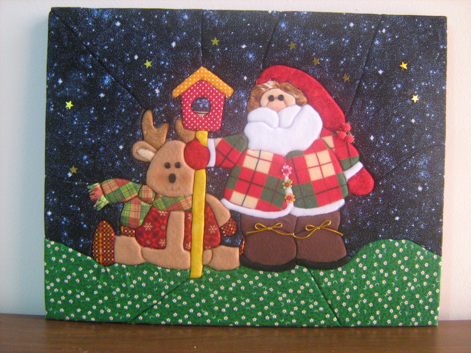 Cuadros en patchwork sin aguja pesebres navideños - Imagui