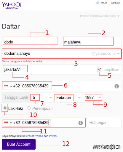 Cara Membuat Yahoo Mail ( Indonesia ) - Monyet Gabut
