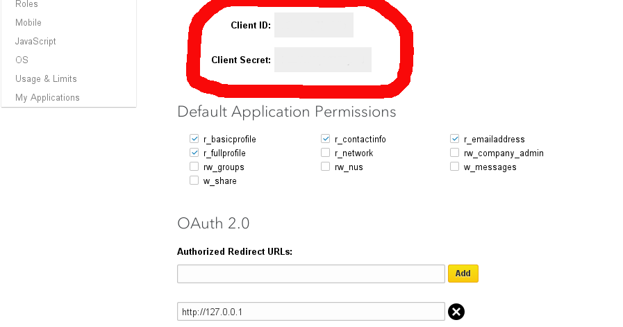 Information Technology Blogs: Learning oauth2 with linkedin using python script