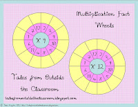Math Fact Wheels - Tales from Outside the Classroom