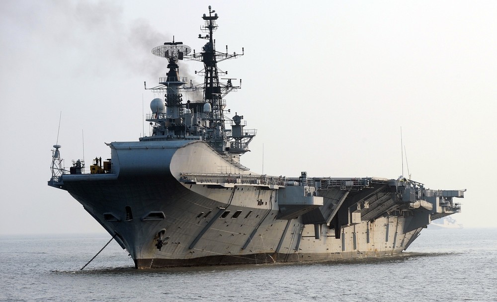 Indian Sea Harrier Sea King Fly Past Indian Aircraft Carrier INS indian-sea-harrier-sea-king-fly-past-indian-aircraft-carrier-ins