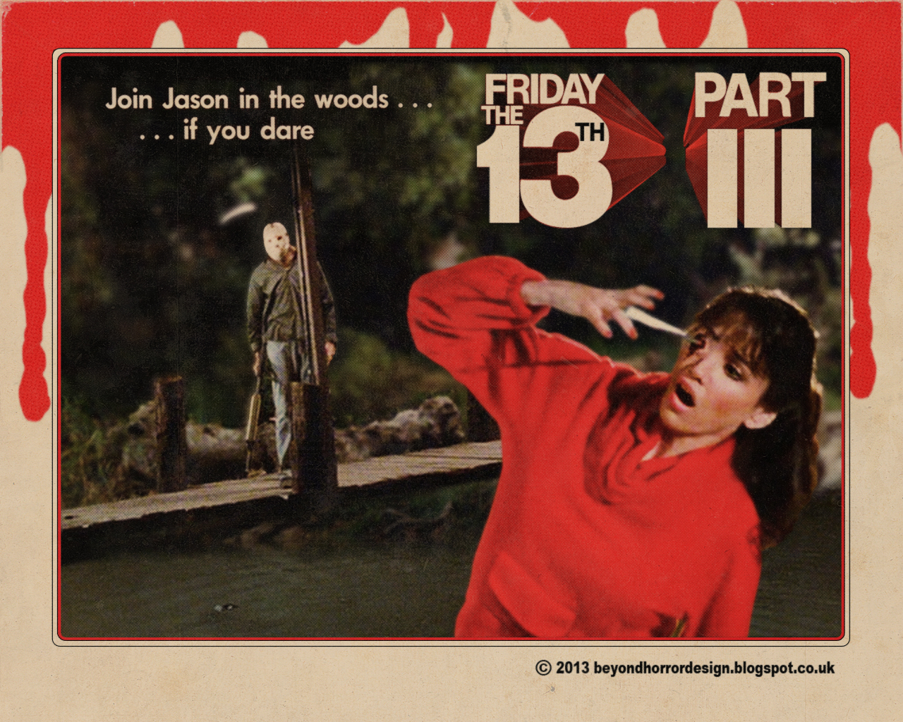 BEYOND HORROR DESIGN: FRIDAY THE 13TH PART III (Steve Miner 1982) BEYOND HORROR DESIGN: FRIDAY THE 13TH PART III (Steve Miner 1982)
