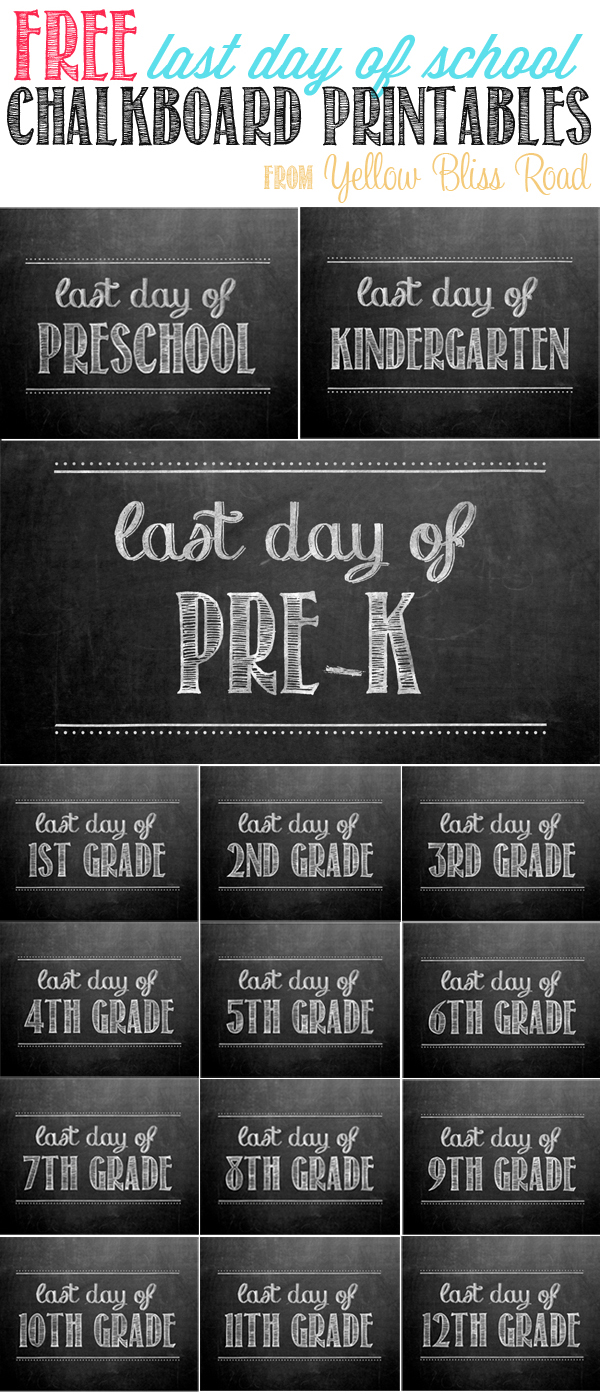 Free Printable Last Day Of School Chalkboards free-printable-last-day-of-school-chalkboards
