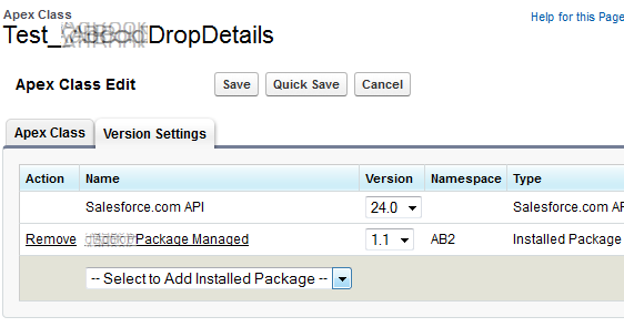 Daniel Ballinger's FishOfPrey.com: Salesforce - Referencing an installed Managed Packages code ...