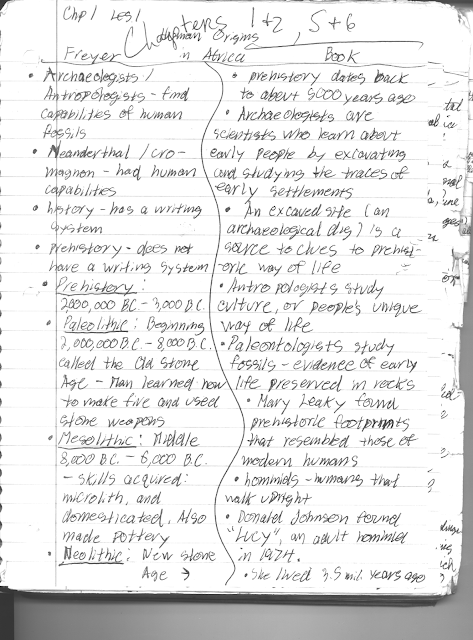 Freyers World History Chapter 1 Notes freyers-world-history-chapter-1-notes