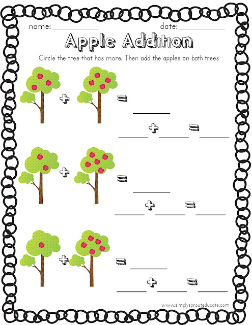 Mommy & Me Mondays: Hands on Math fun - Simply Sprout