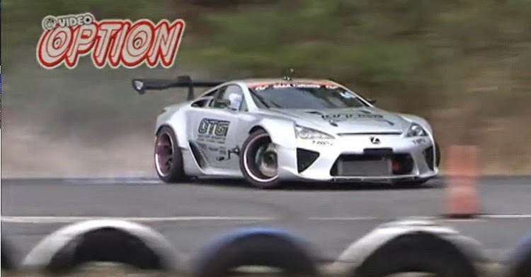 Watch Yoichi Imamura's D1GP Lexus LFA Drift Car In Action!
