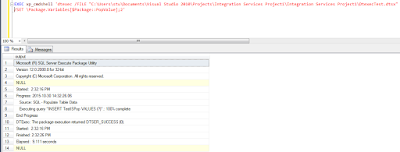 T-SQL Tips: Execute Individual Packages in Project Deployment Model using Dtexec – Data Platform ...