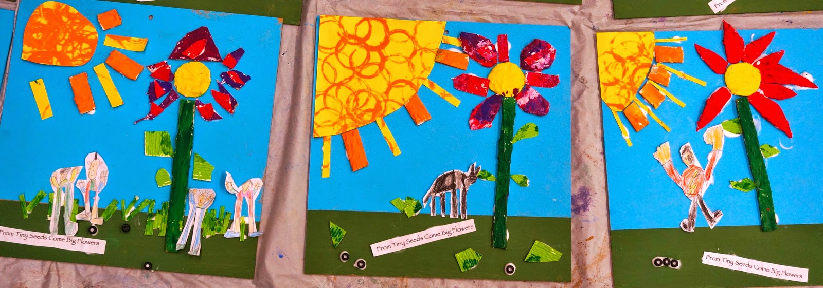 that artist woman: The Tiny Seed and Student Work