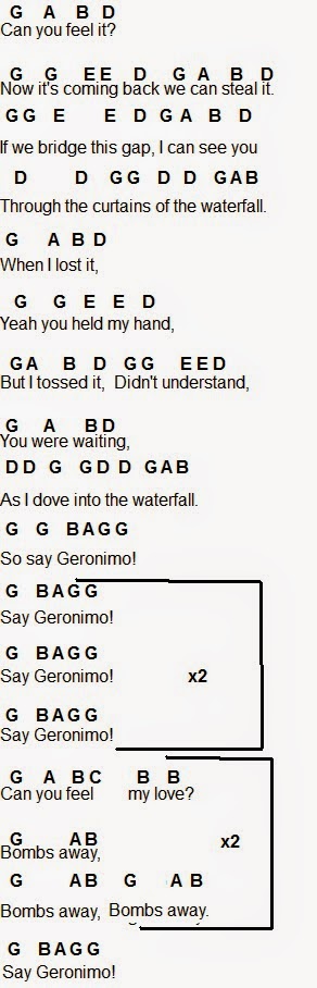 Flute Sheet Music: Geronimo
