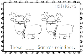 These are Santa's~ emergent reader | Mrs. Black's Bees