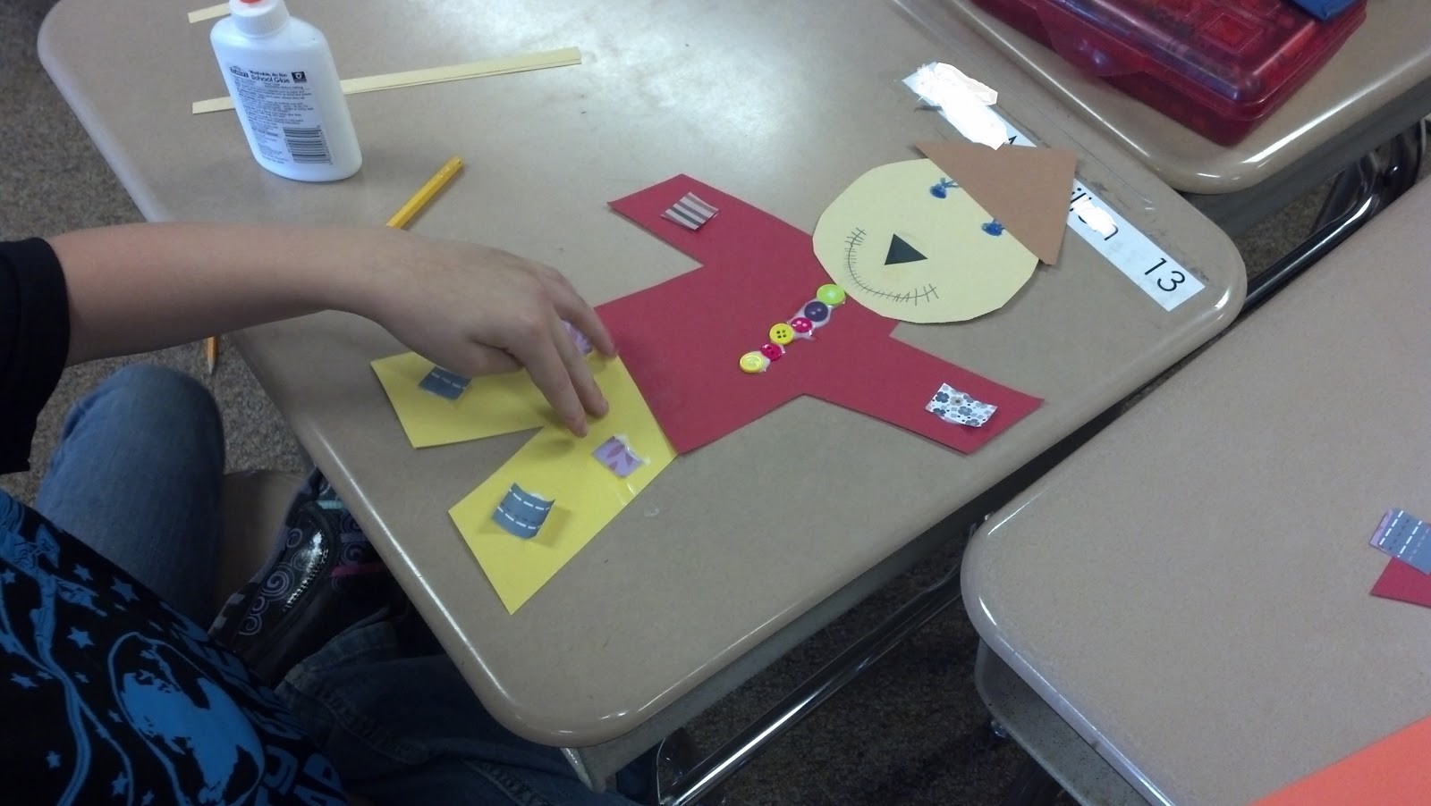 Scarecrow Glyph and Writing - Fun in First