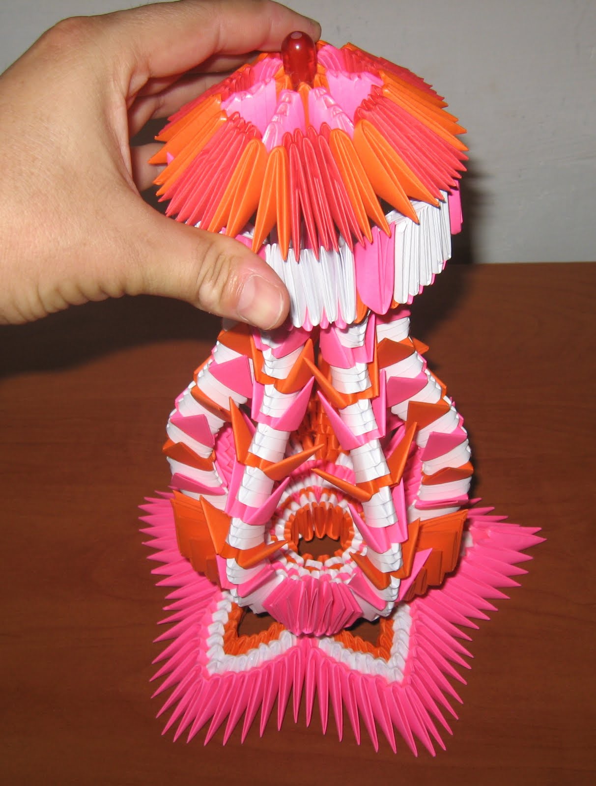 Origami 3D jarron tutorial - Imagui