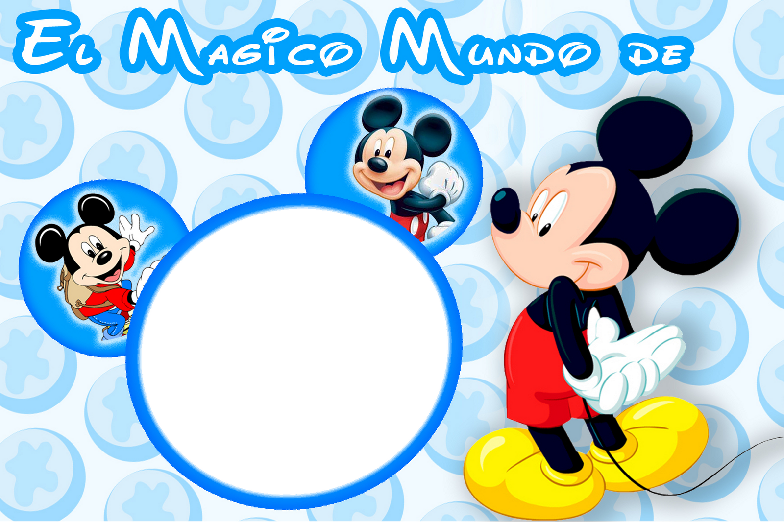 Marcos de fotos Mickey Mouse - Imagui
